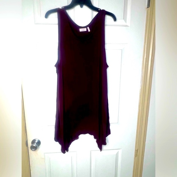 Logo Layers | Tops | Logo Layer Cranberry Top | Poshmark